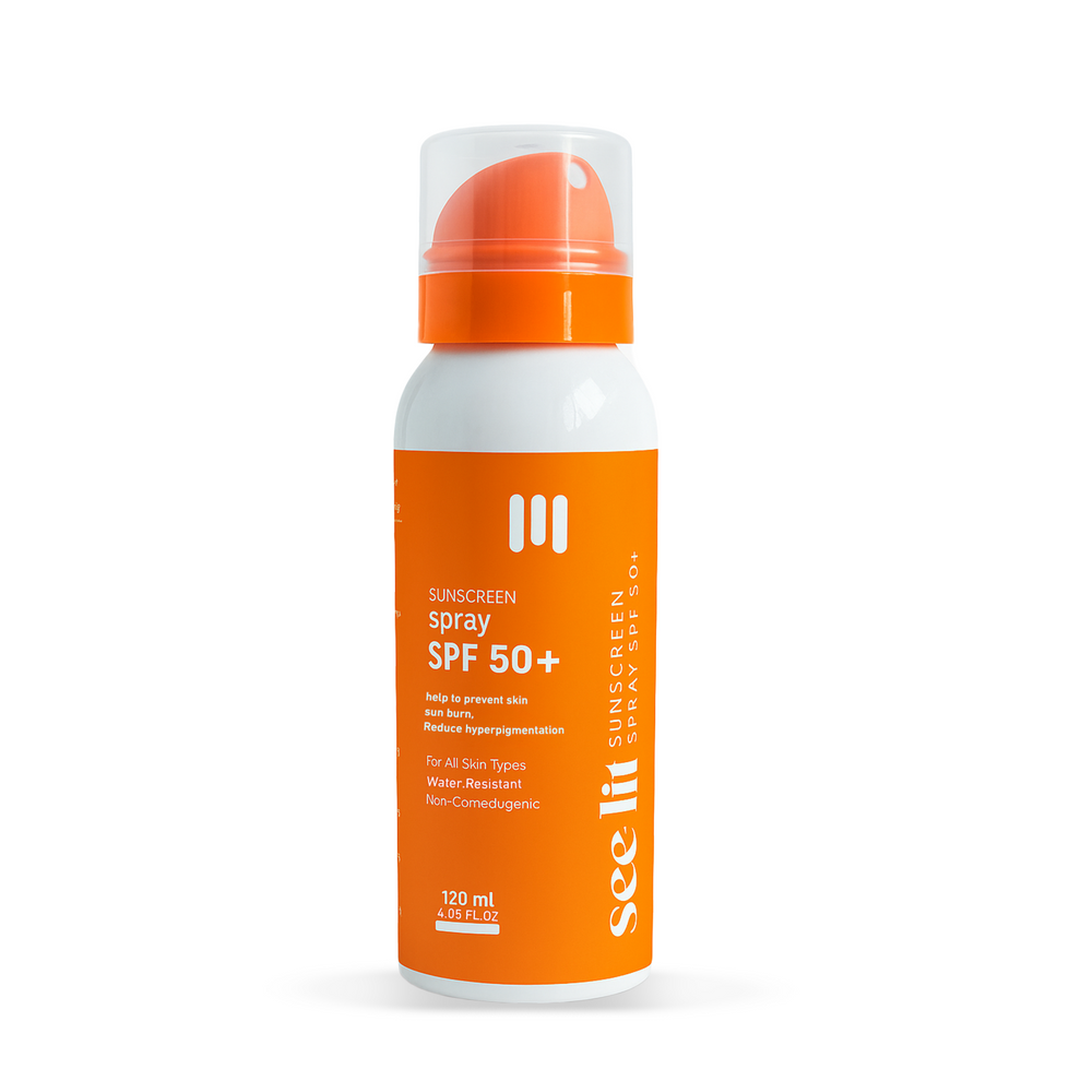 Sunscreen spray SPF 50+ – See lit